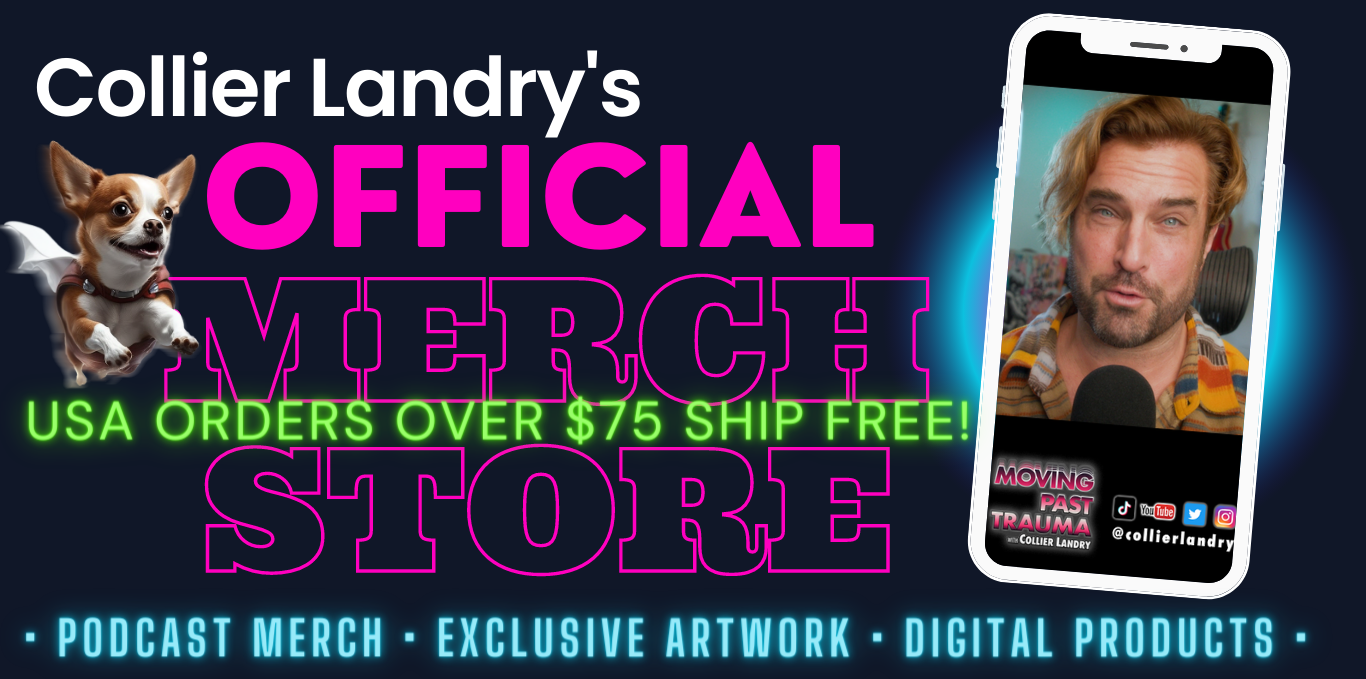 Collier Landry and Moving Past Murder podcast Official Merchandise